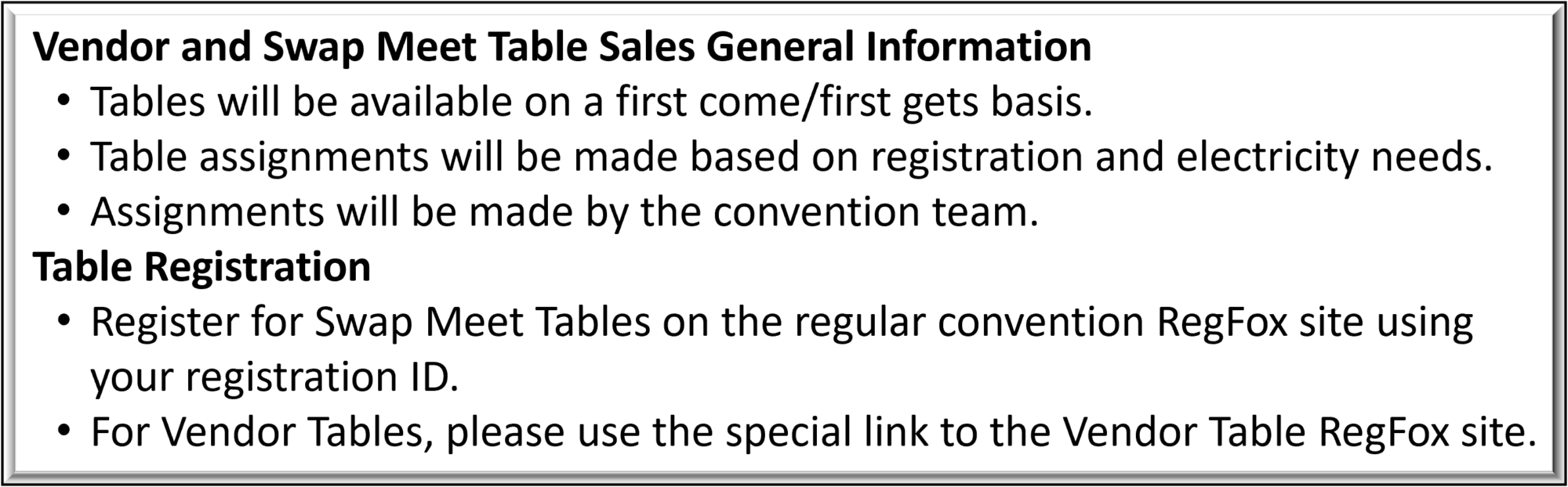 Vendors, Swap Meet, and PCR Consignment Depot – PCR Convention 2024 ...